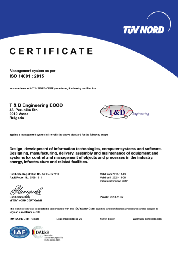 T&D Engineering Ltd.